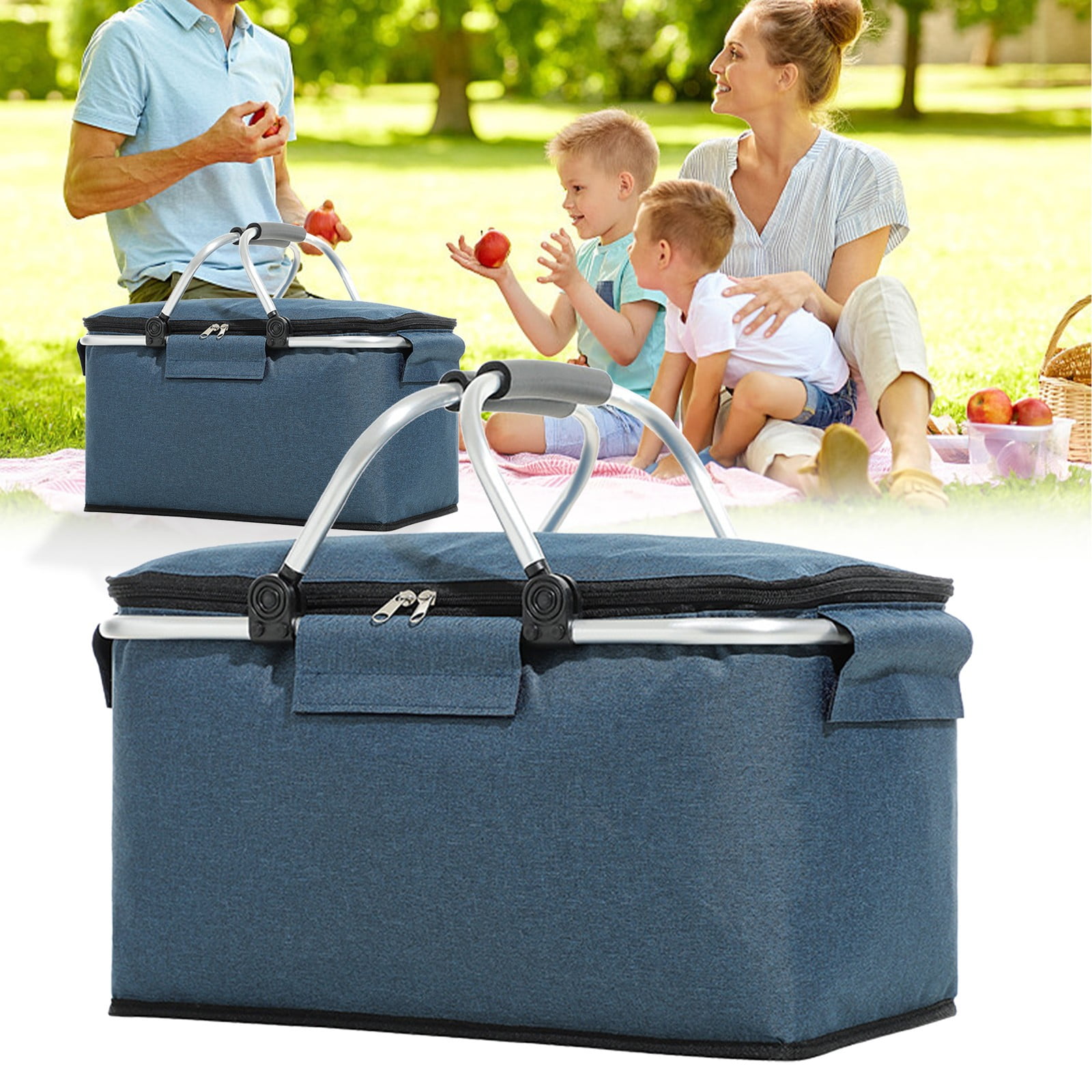 Eco-Friendly Food Container Insulated Cooler Bag Picnic Basket ...
