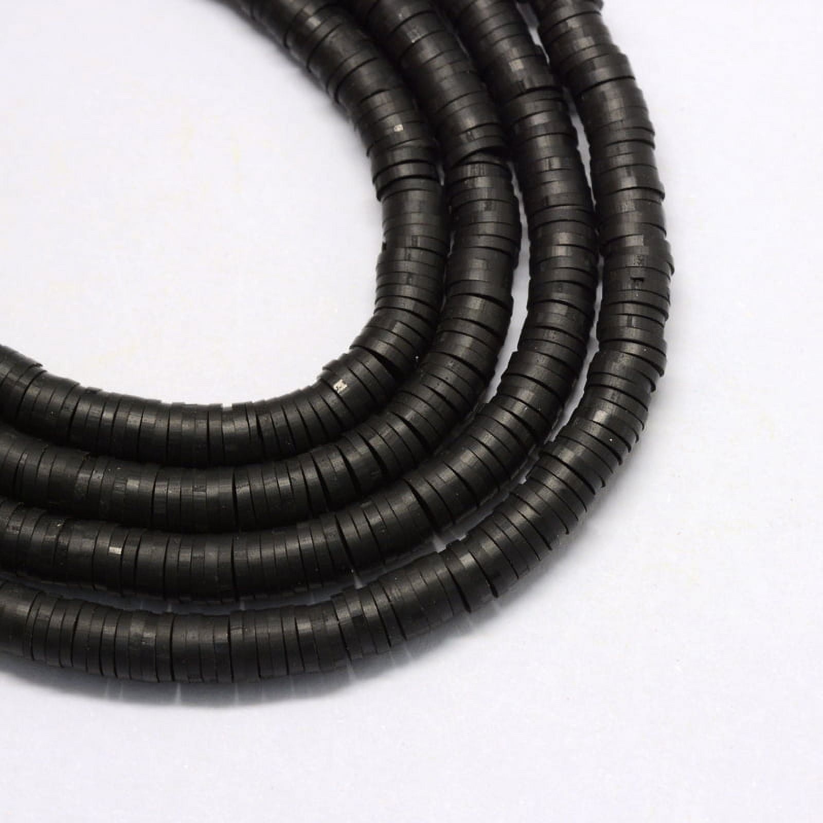 Eco-Friendly Handmade Polymer Clay Beads Disc/Flat Round Heishi Beads ...