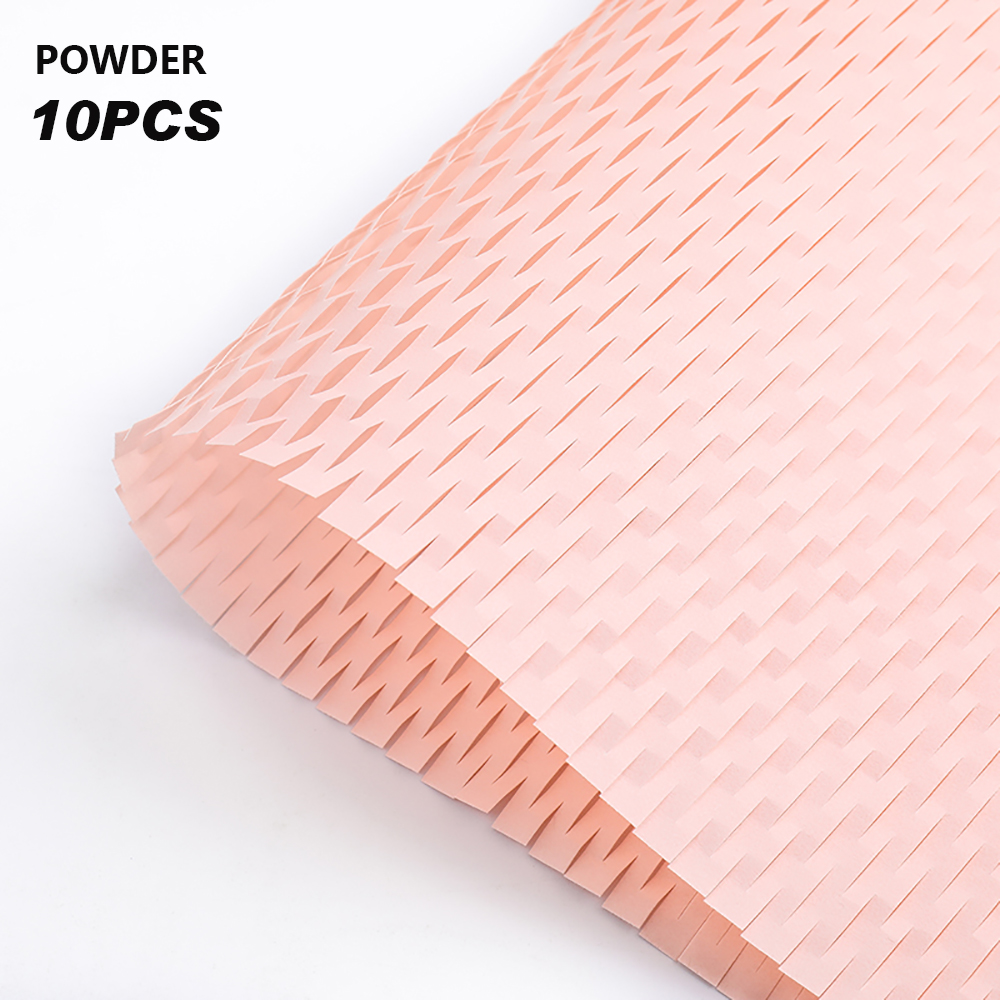 Eco-Friendly Honeycomb Cushioning Kraft Paper Roll - 10pcs, Recyclable ...