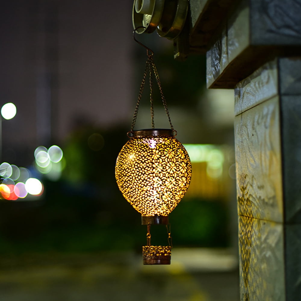 Eco-Friendly Hot Air Balloon Solar Lantern, Solar Lights for Trees ...