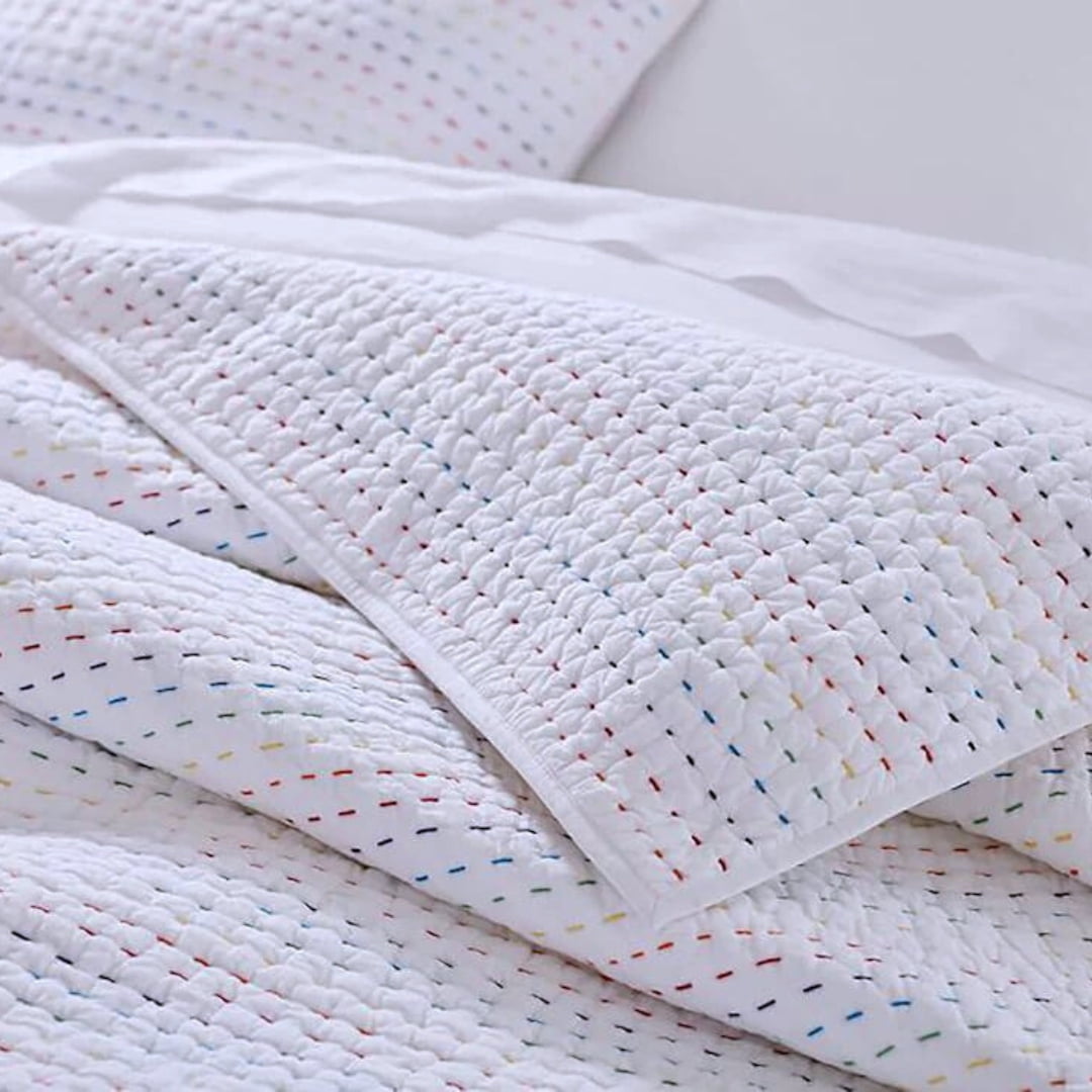 Eco-Friendly Kantha Quilt - Sustainable Comfort with Artisan Flair-King set by Kantha Originals ...