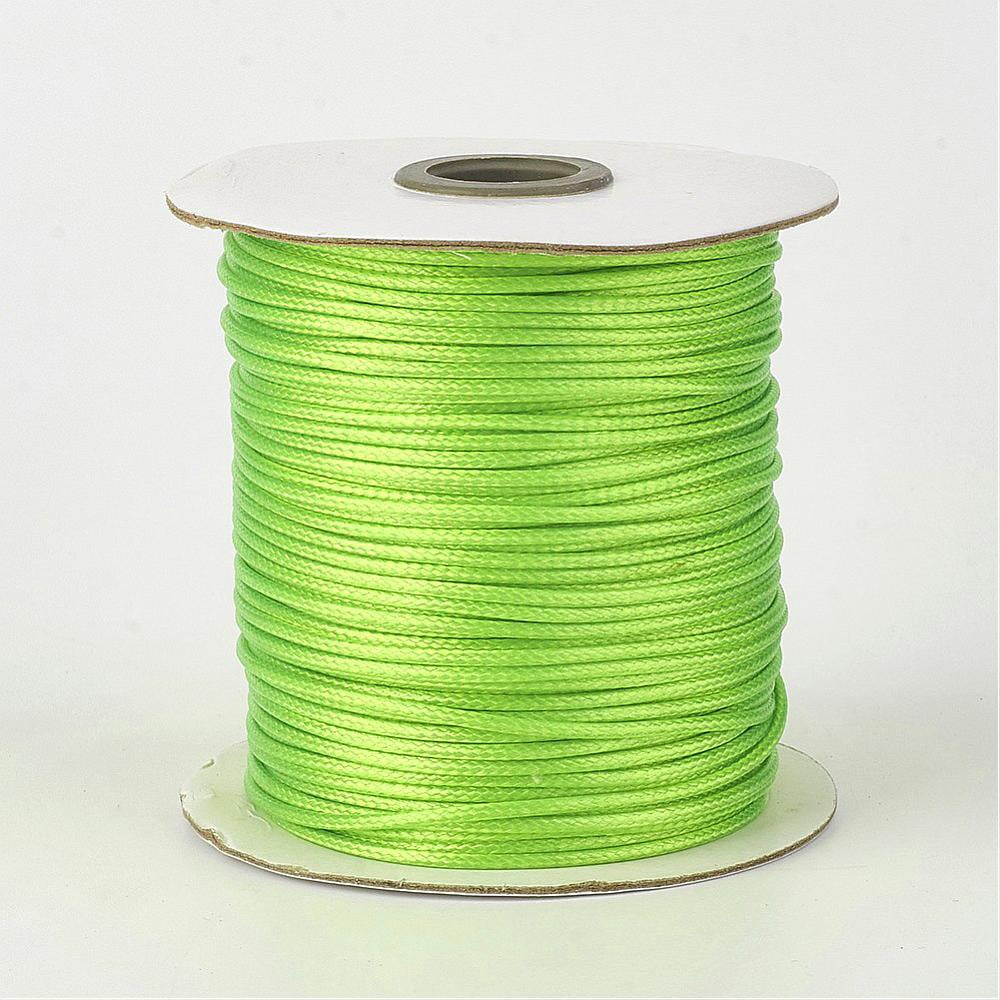 Eco-Friendly Korean Waxed Polyester Cord Lawn Green 1mm about 169.51 ...