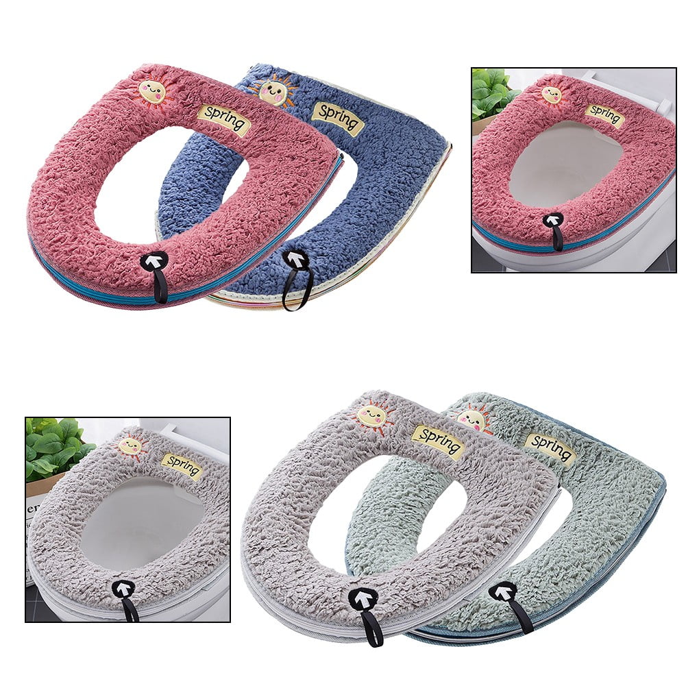 Eco Friendly Material Thick Plush Toilet Seat Cover Mat Available Here ...