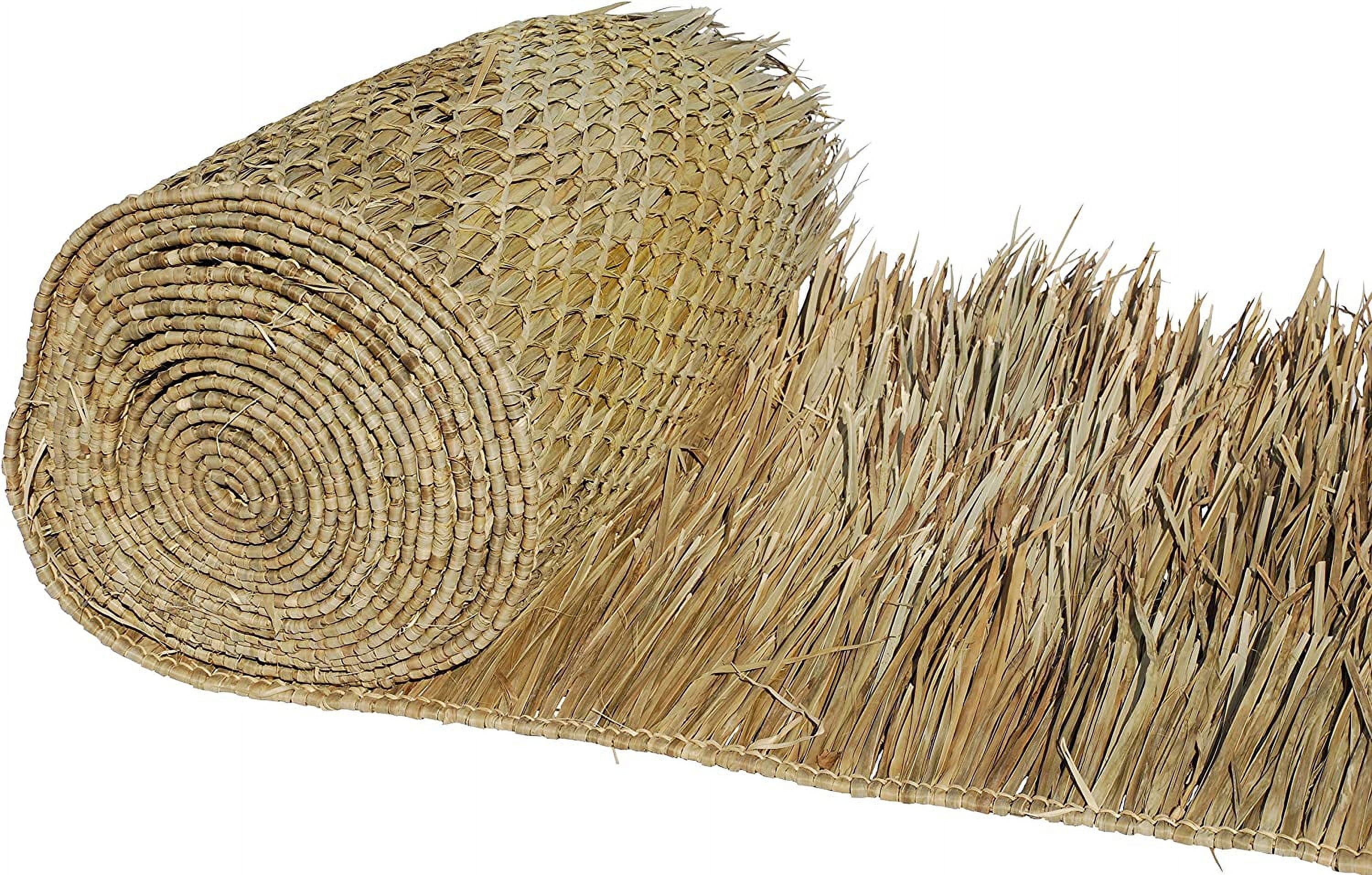 Eco-Friendly Mexican Roof Thatch - Hand-Woven Palm Leaf Roll for DIY ...