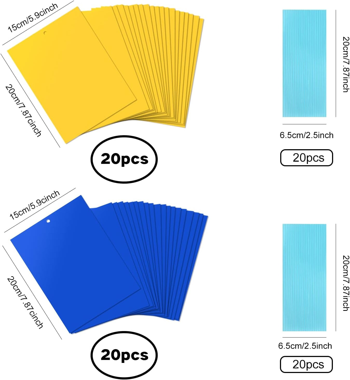 Eco-Friendly Pest Control, Sticky Traps for Fruit Fly Trap and Gnat ...