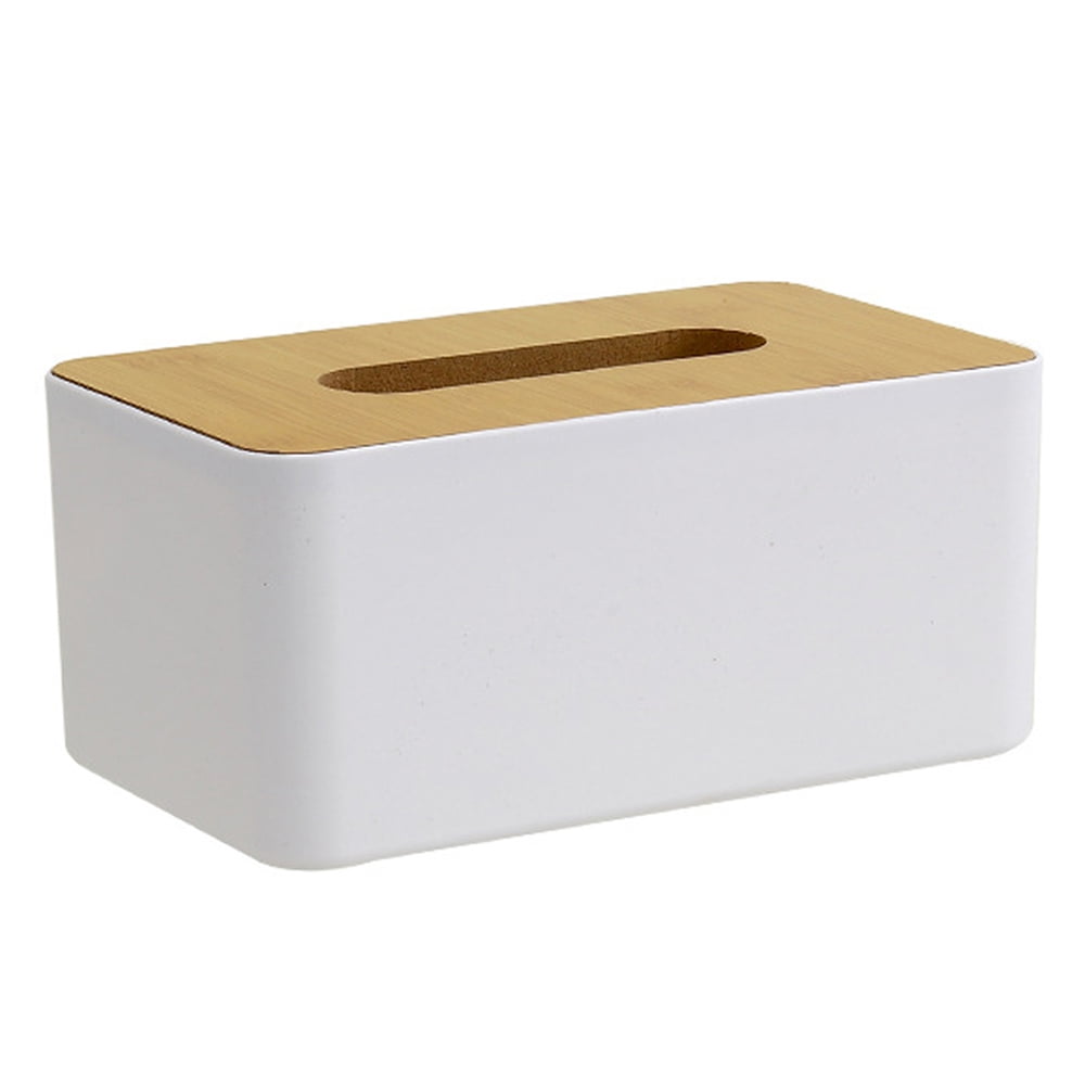 Eco-Friendly Rectangular Pumping Box Bamboo and wood + white round ...