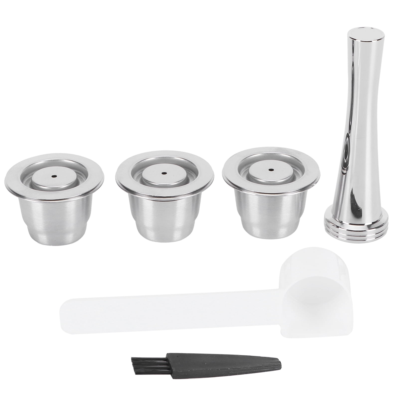 Eco-Friendly, Refillable Set Stainless Steel Reusable Coffee Capsules ...