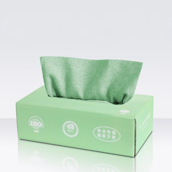 Eco-Friendly Reusable Cleaning Cloth Box, Super Absorbent Lint-Free ...