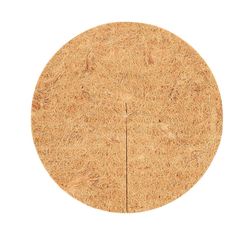 Eco-Friendly Round Coconut Shell Fiber Plant Mulch with Hole for ...