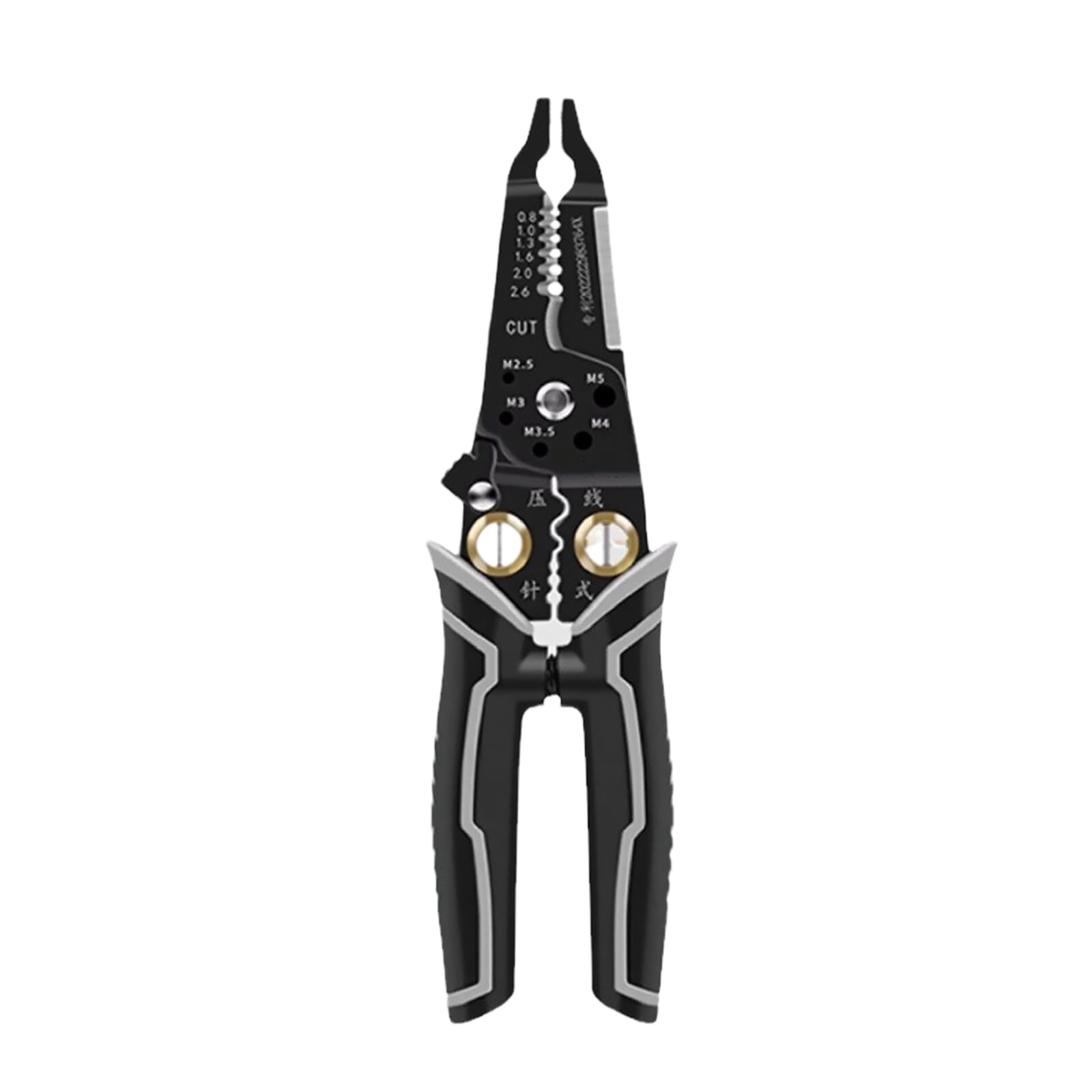 Eco-Friendly Rubber Handle Wire Stripper Cutter Anti-Skid Grip, Safety ...