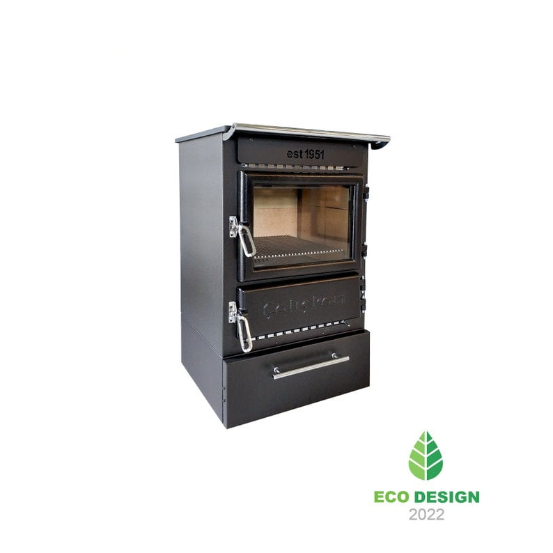 Eco Friendly Wood Burning Stove with Firebox Clear Window Fireplace ...