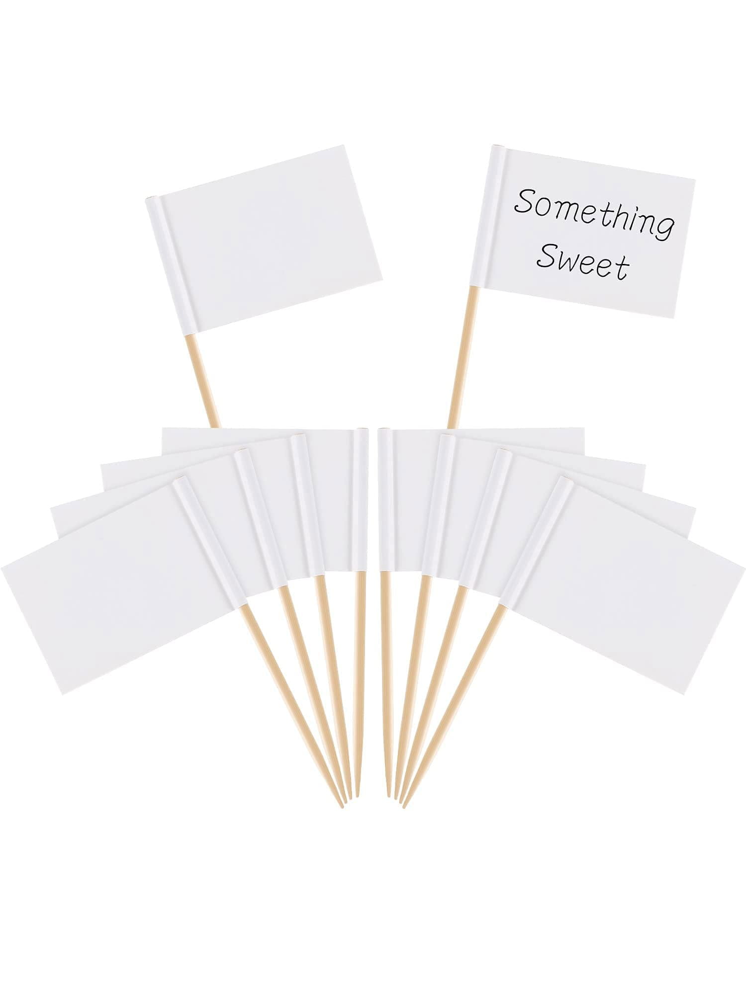 Eco-Friendly Wood Cheese Markers For Every Event, Blank Toothpick Flags ...