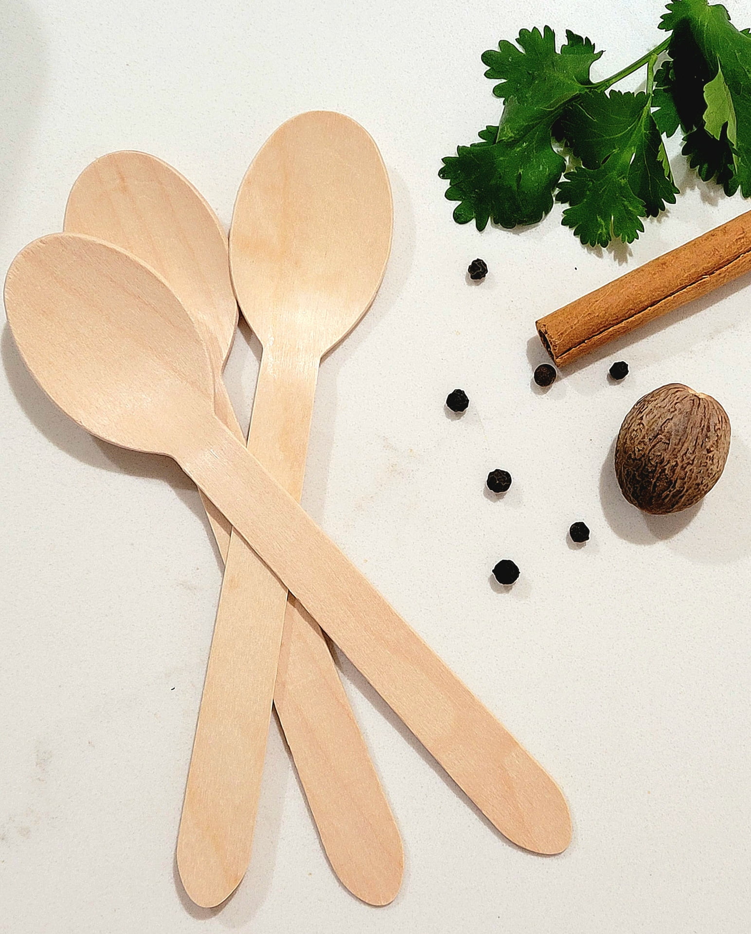Eco-Friendly Wooden Spoons - 100% Natural, Biodegradable and ...