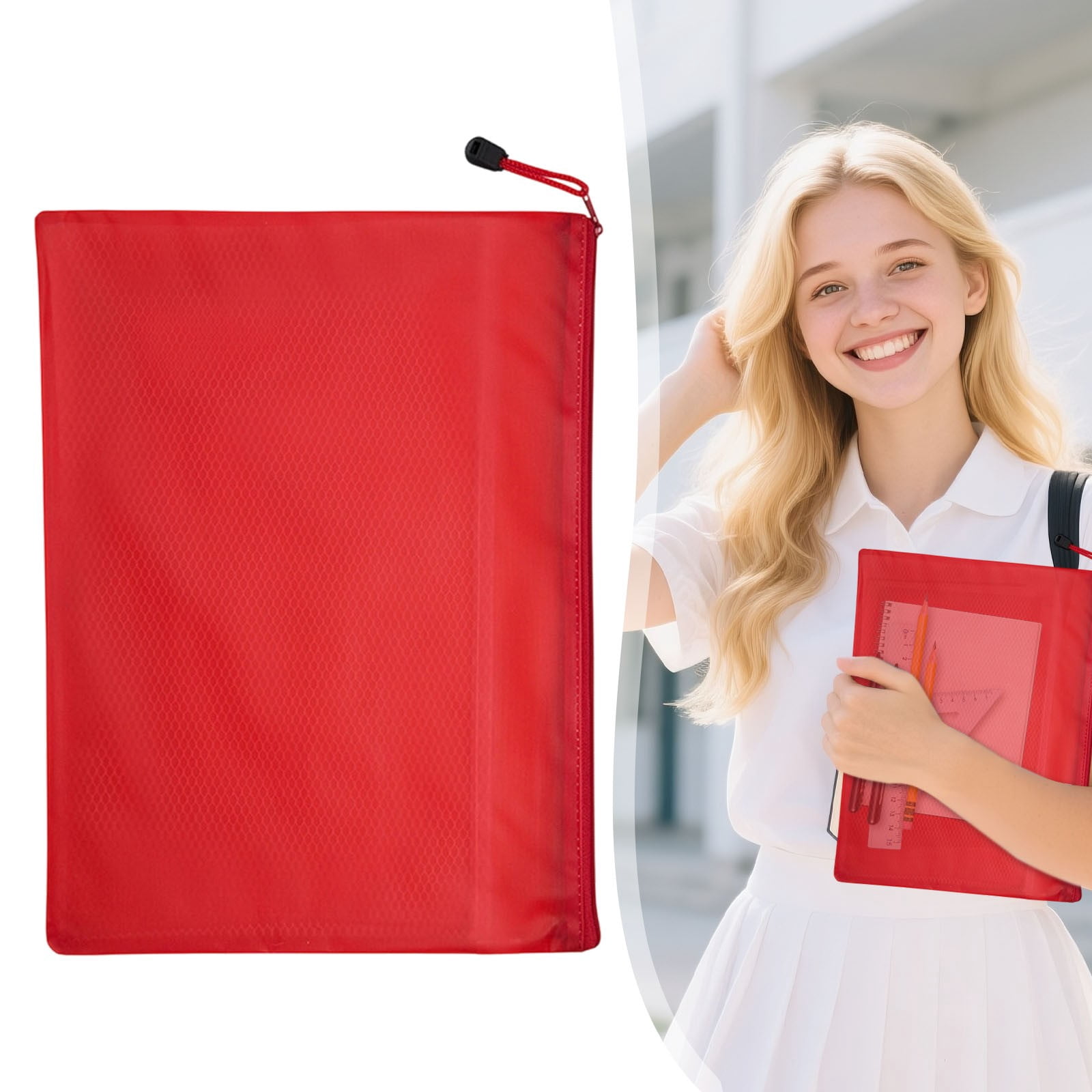 Eco-Friendly Zipper File Versatile Full-Size Functionality great for ...