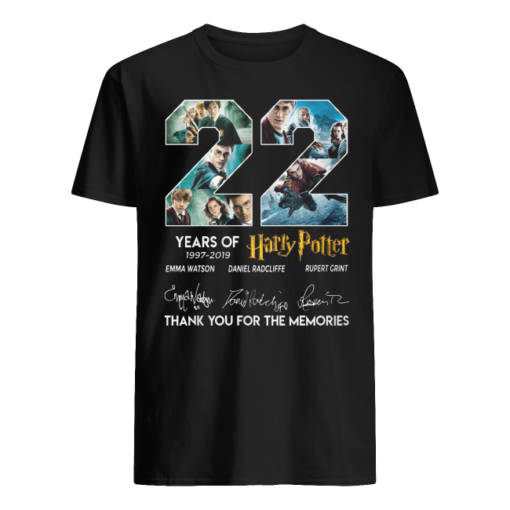 Eco-Friendly and Ethical Tshirts, 22nd Anniversary Years Harry Potter T ...