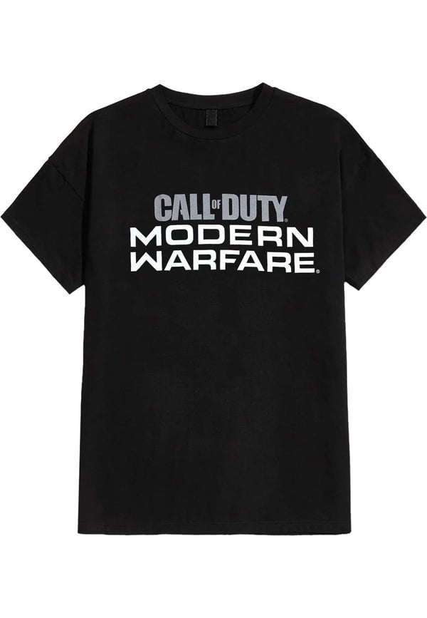 Eco-Friendly and Ethical Tshirts, Call Of Duty Modern Warfare Logo Tshirt - Walmart.com
