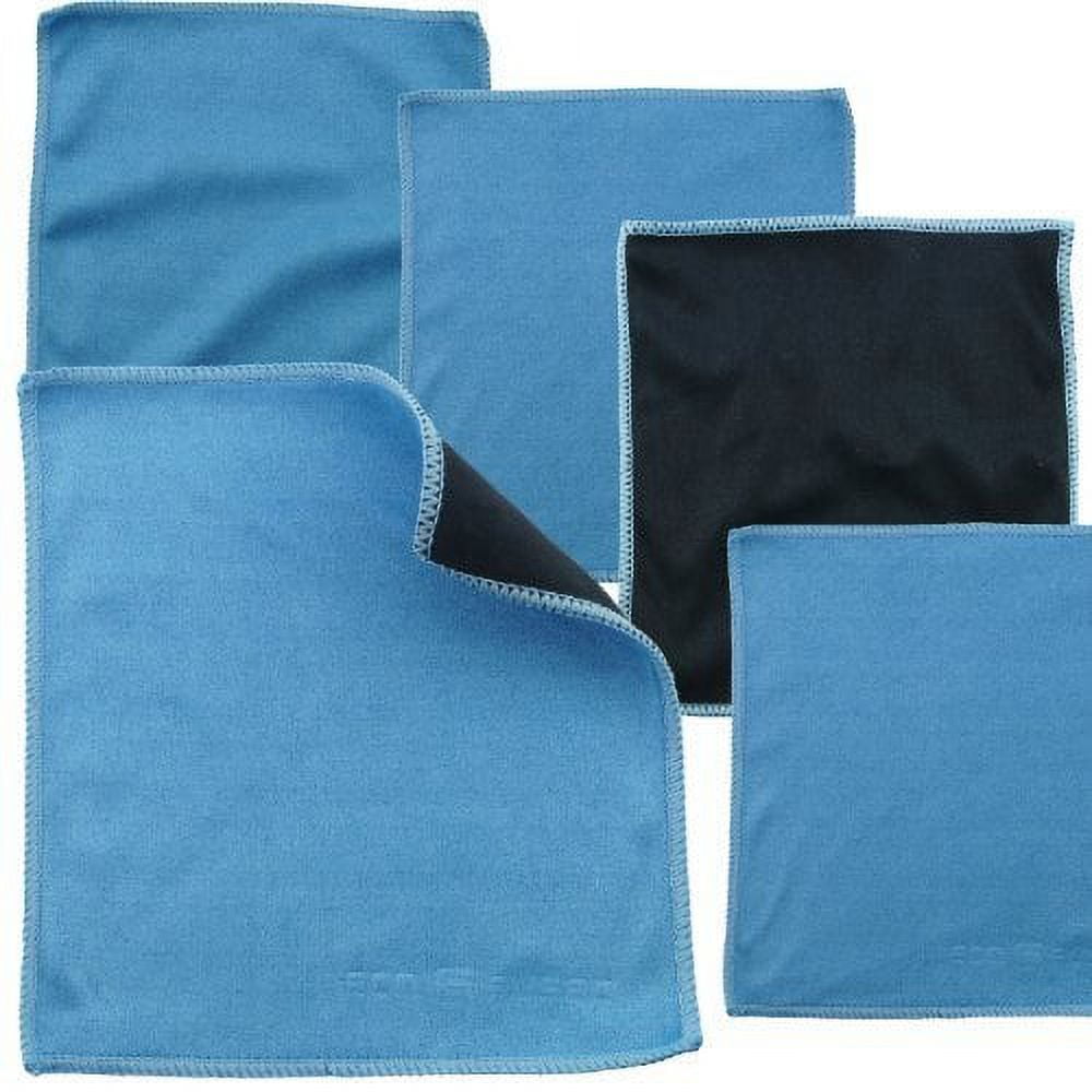 Eco-Fused Microfiber Cleaning Cloths - 5 Pack - Double-sided Cleaning ...