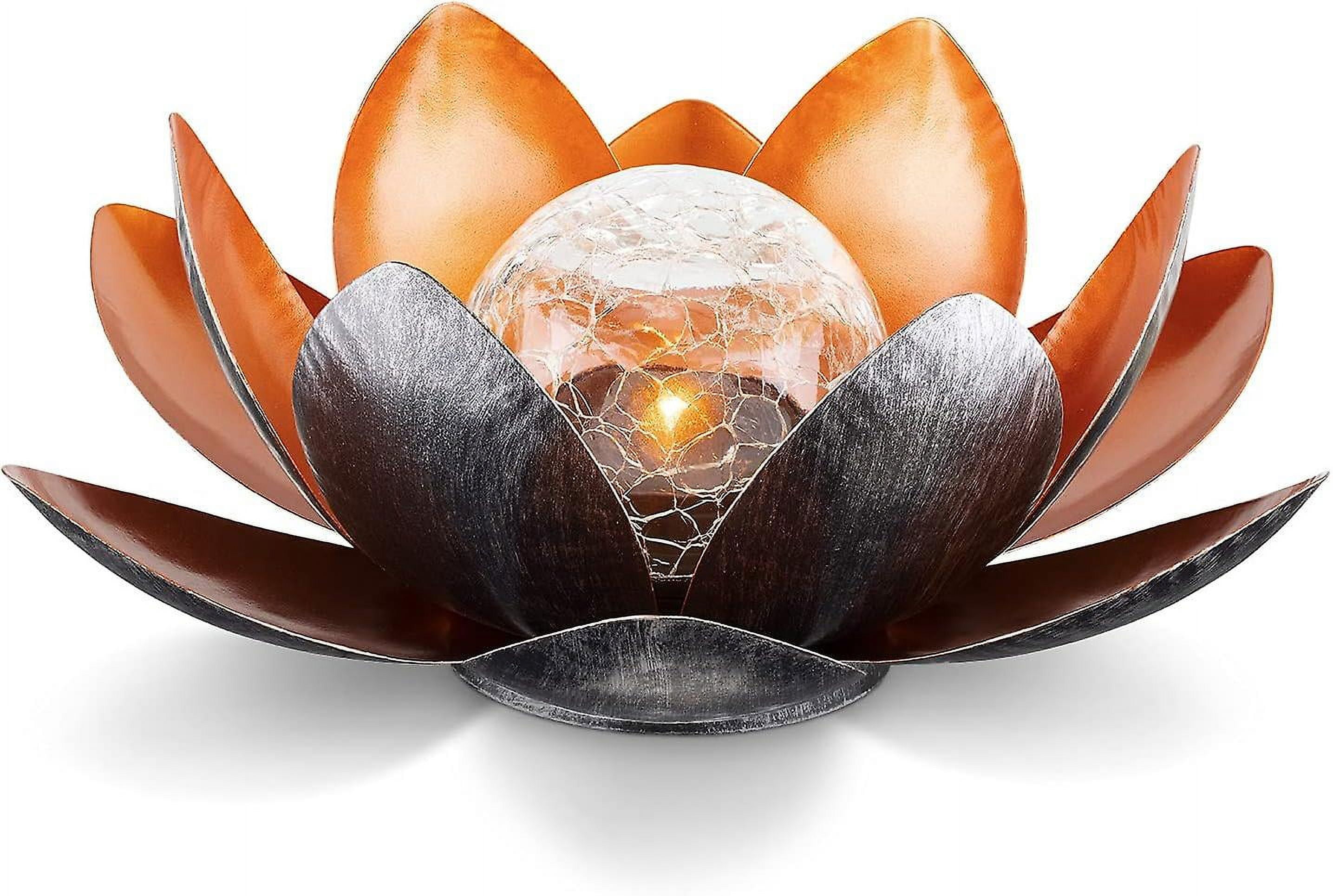 Eco-Garden Décor, Rechargeable LED Bloom for Nighttime Beauty Solar ...