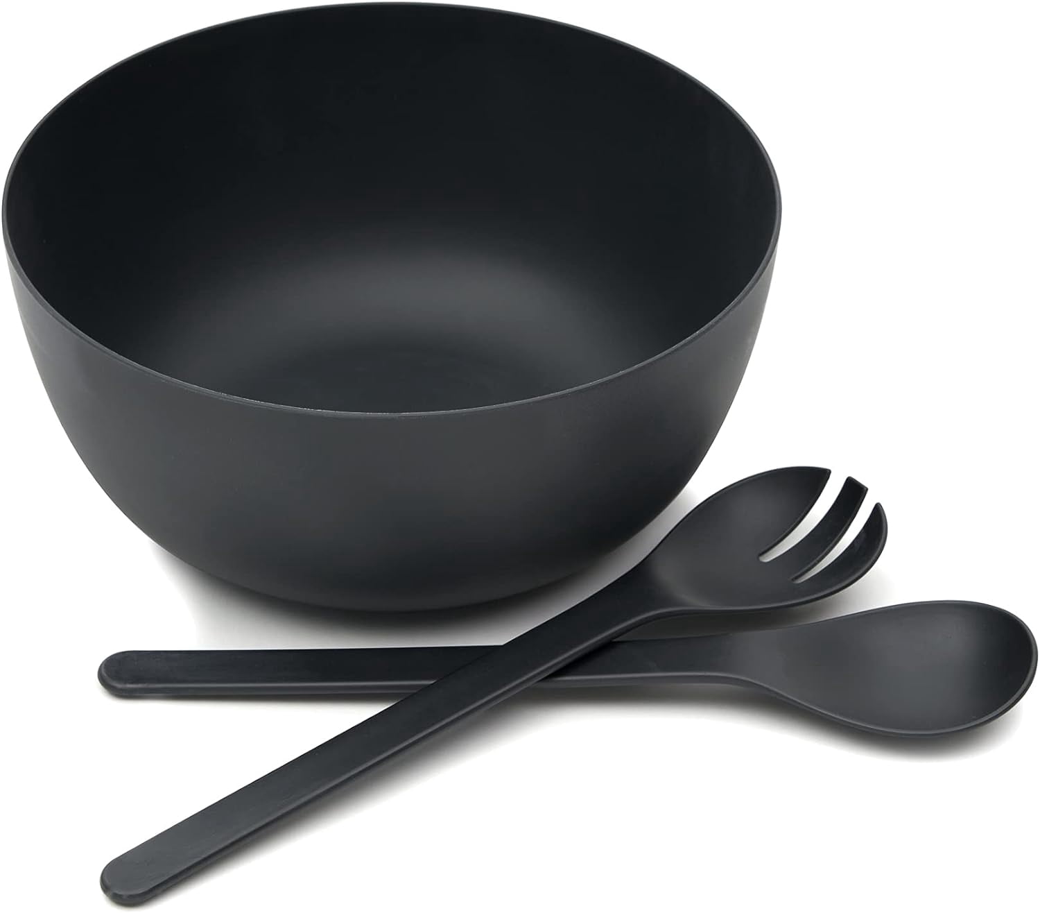 Eco-Home PLA 3-Piece Salad Bowl Server Sets (Black) - Walmart.com