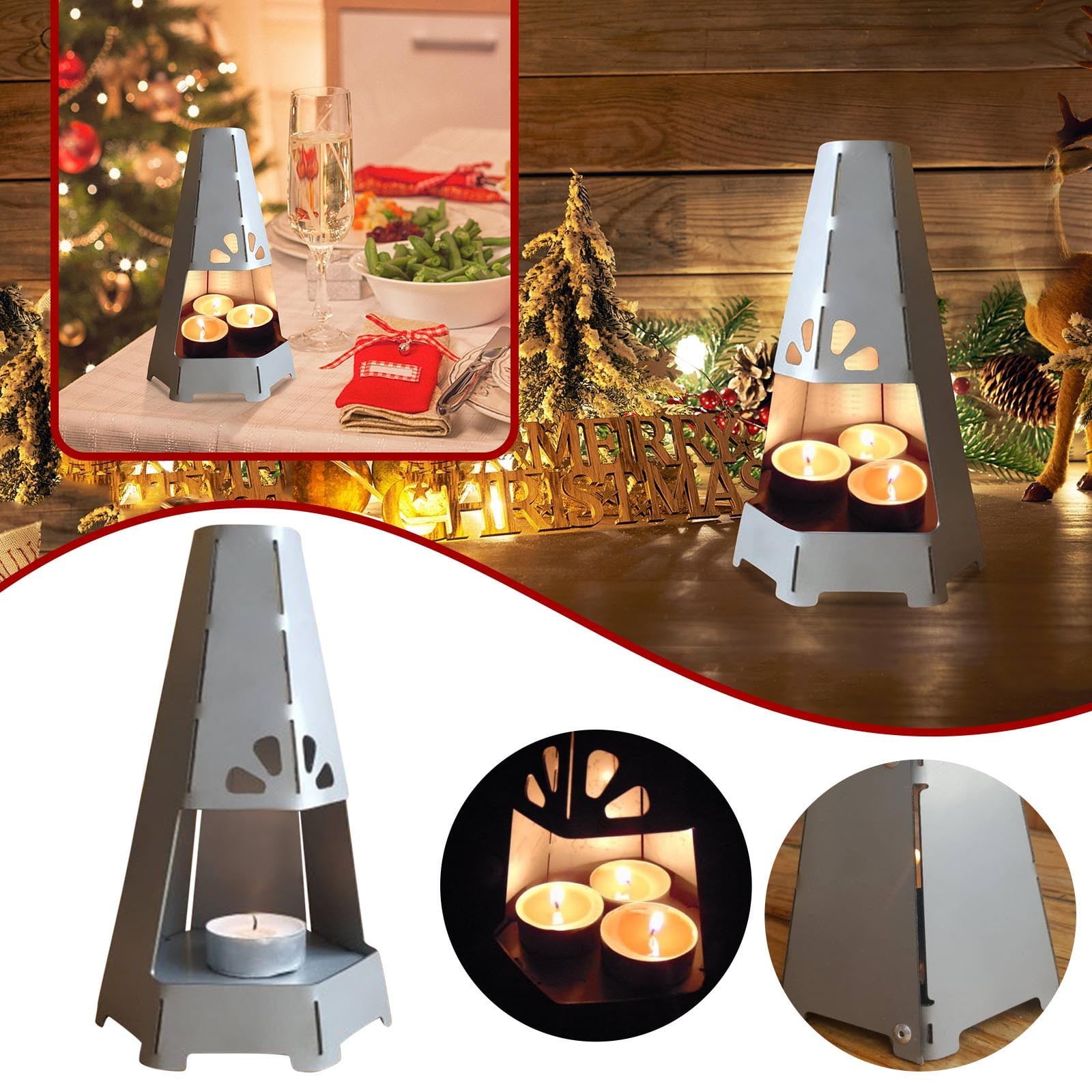 Eco Lamp Heater Table Stove Heater Hand Warmer Candle Stove Candle Fire ...