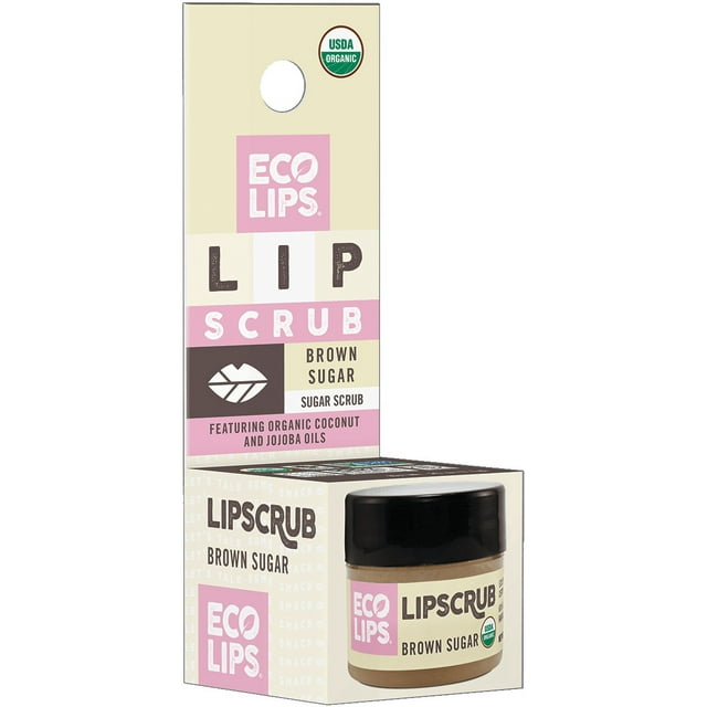 Eco Lips Organic Exfoliating Brown Sugar Lip Scrub 0.25 - Walmart.com
