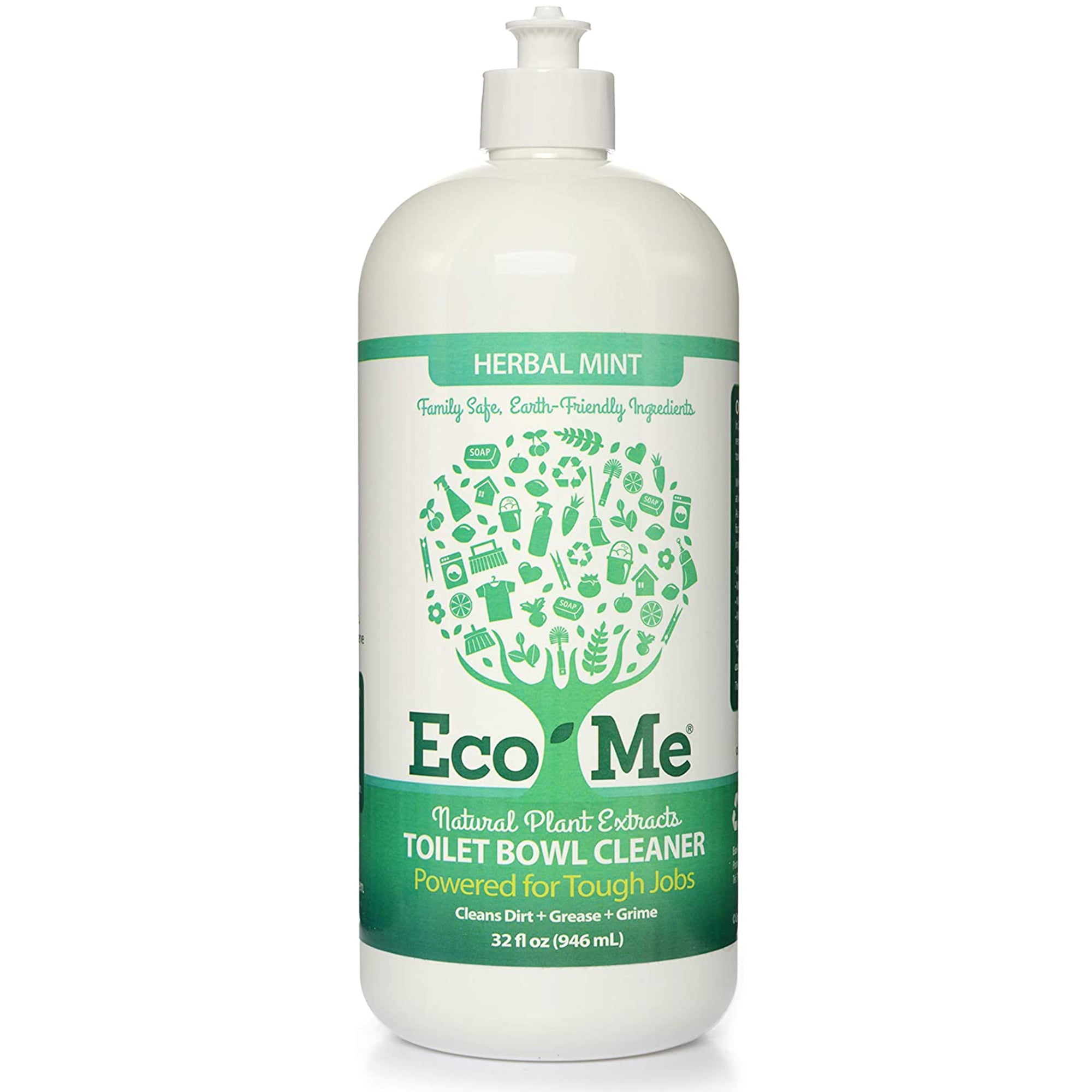 Eco-Me Natural Toilet Bowl Liquid Bathroom Cleaner, 32 Fl Oz with ...