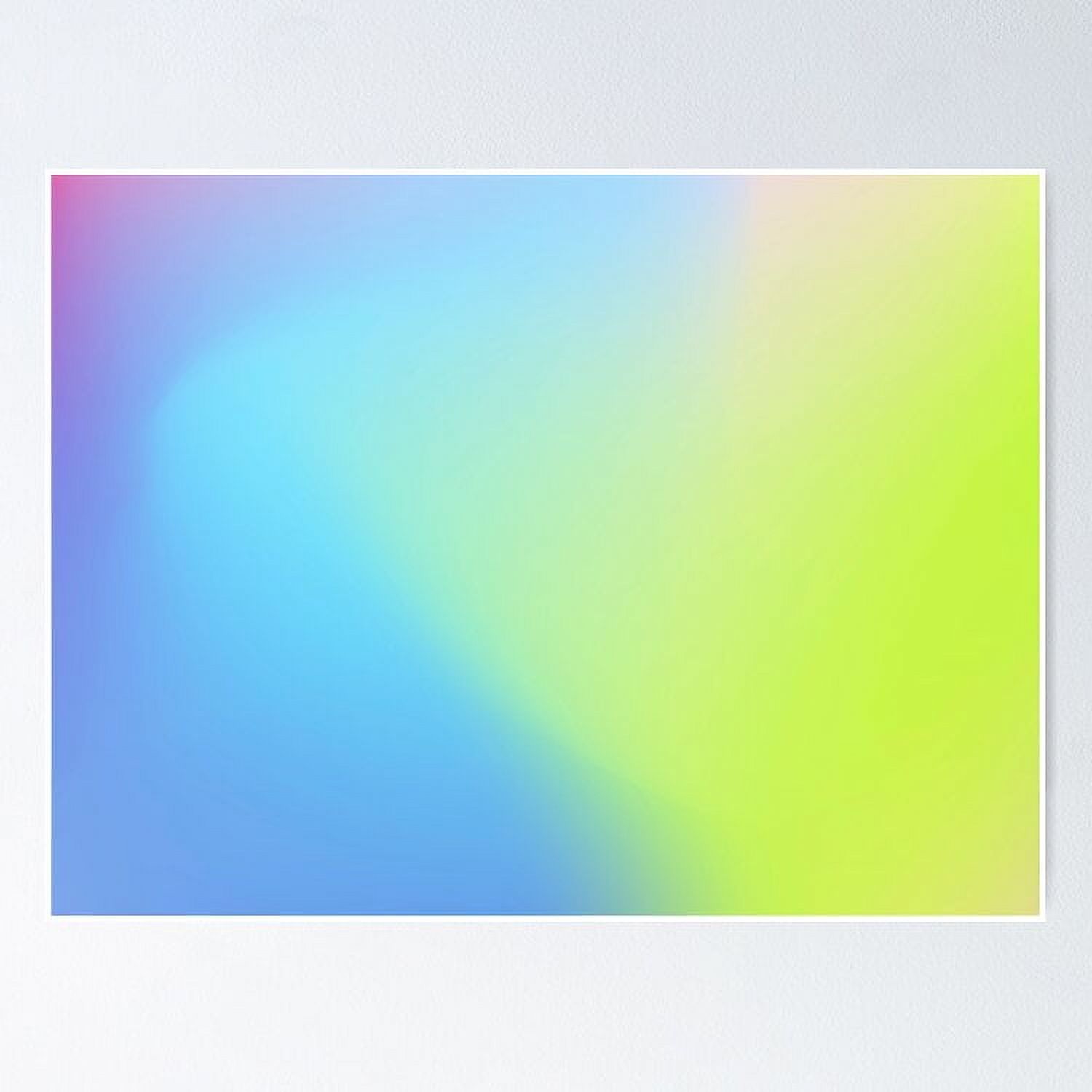 Eco | Mesh Color Gradient UNFRAMED Poster, 12x18 - Walmart.com