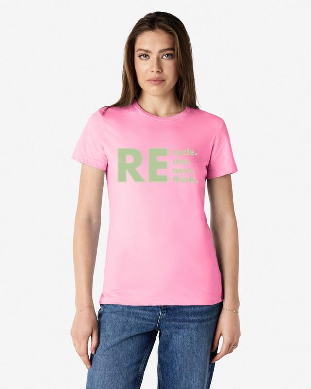 Eco Message Graphic With Reuse Rethink Reduce Green Living Theme T ...