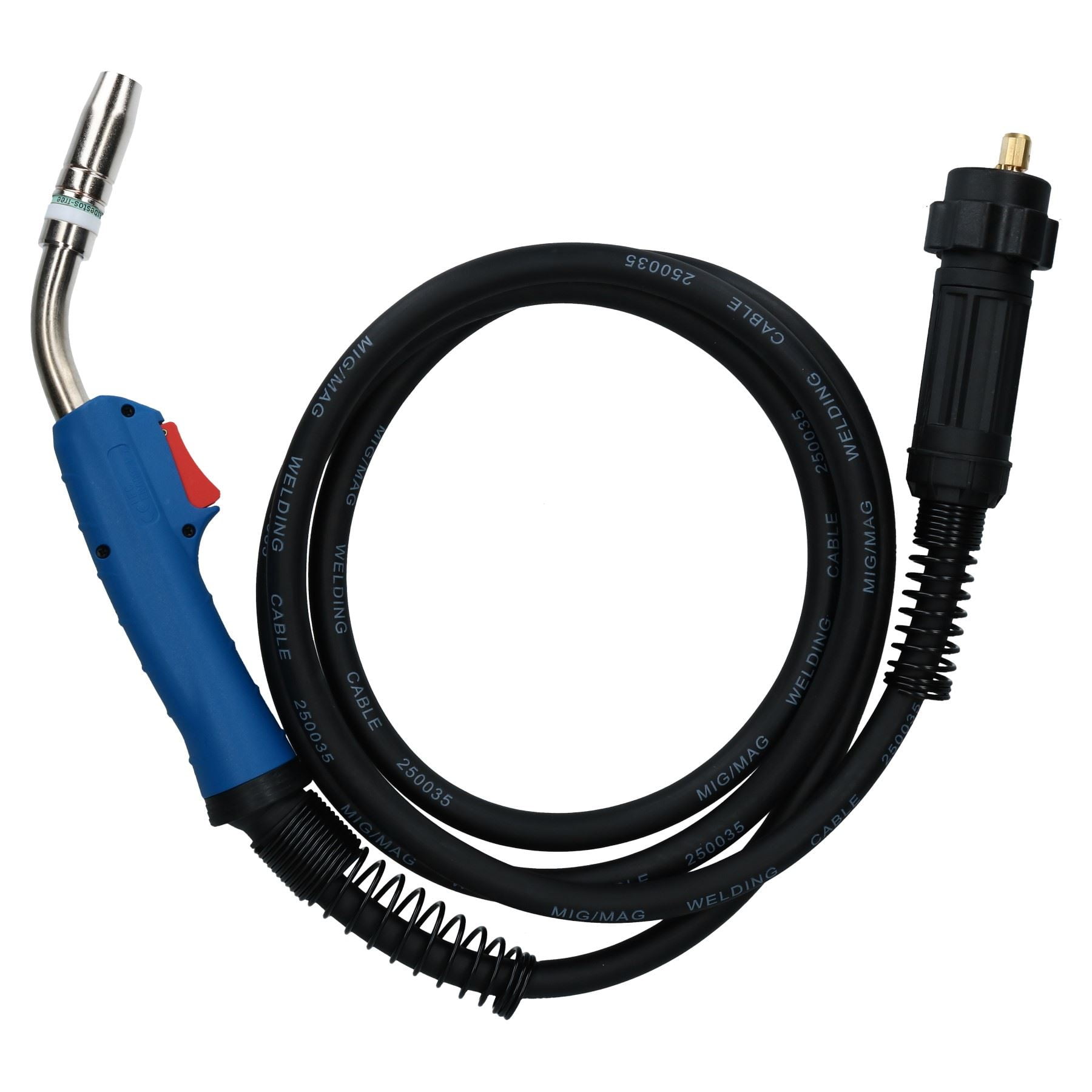 Eco Mig Euro Fitting Welding Welder Torch 25 MIG MB15 3m Cable Non Live ...