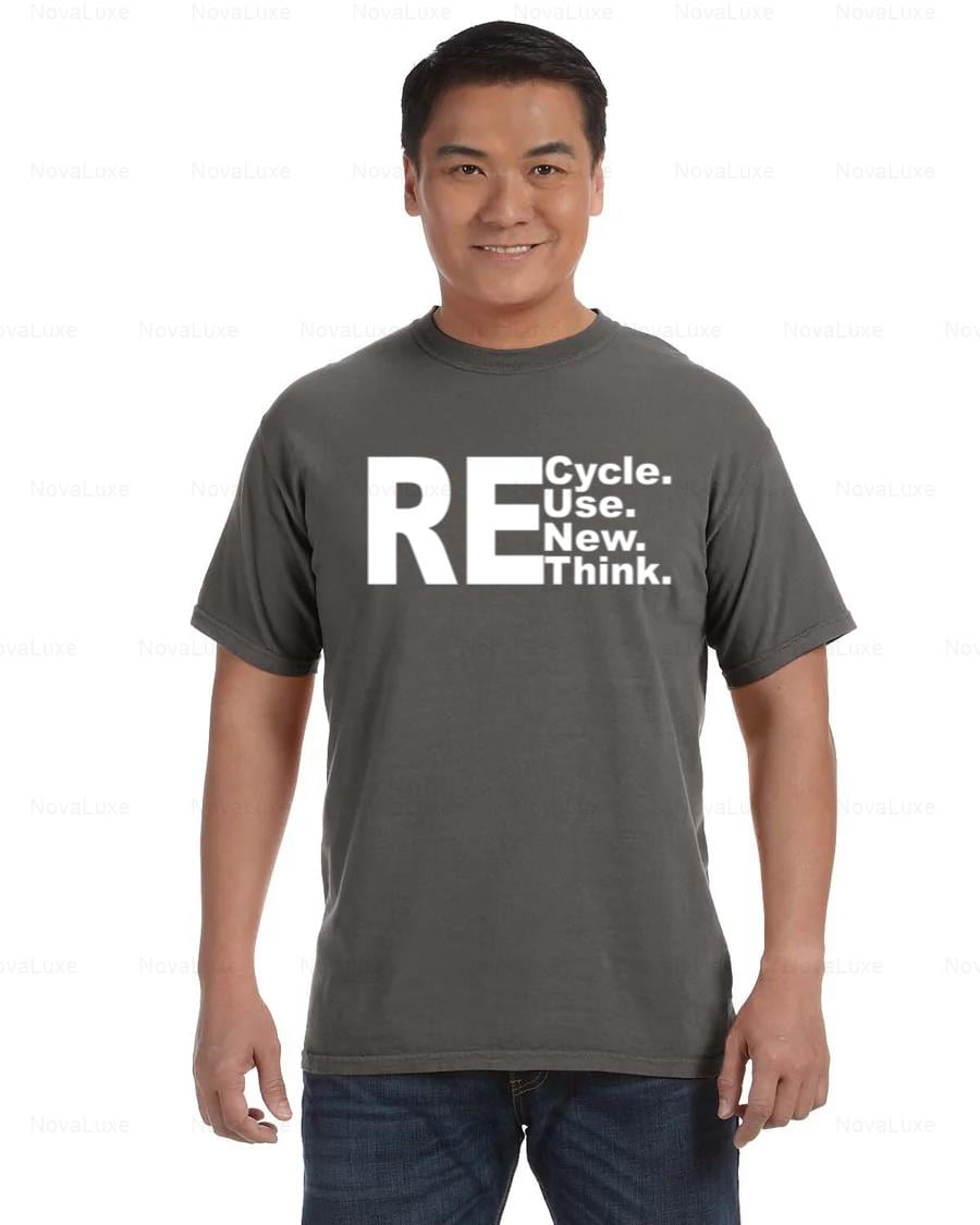 Eco Mindset Smart Reuse Ideas Conscious Living Graphic Comfort Color T ...