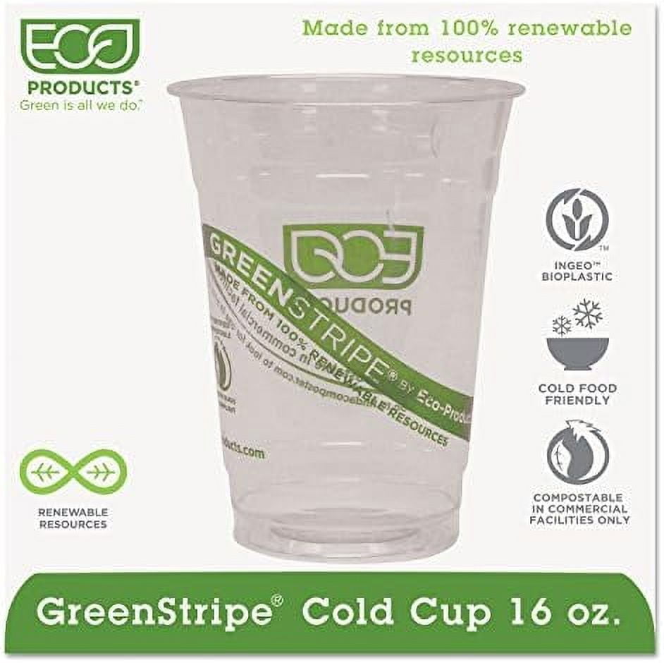 Eco-Products EPCC16GS GreenStripe Renewable & Compostable Cold Cups ...