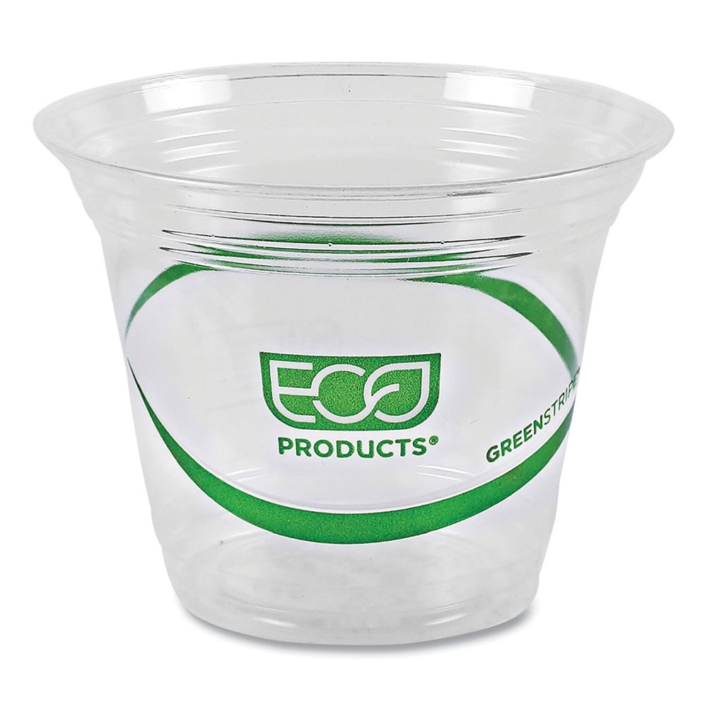 Eco-Products GreenStripe 9 oz Compostable Disposable Beverage Cups ...