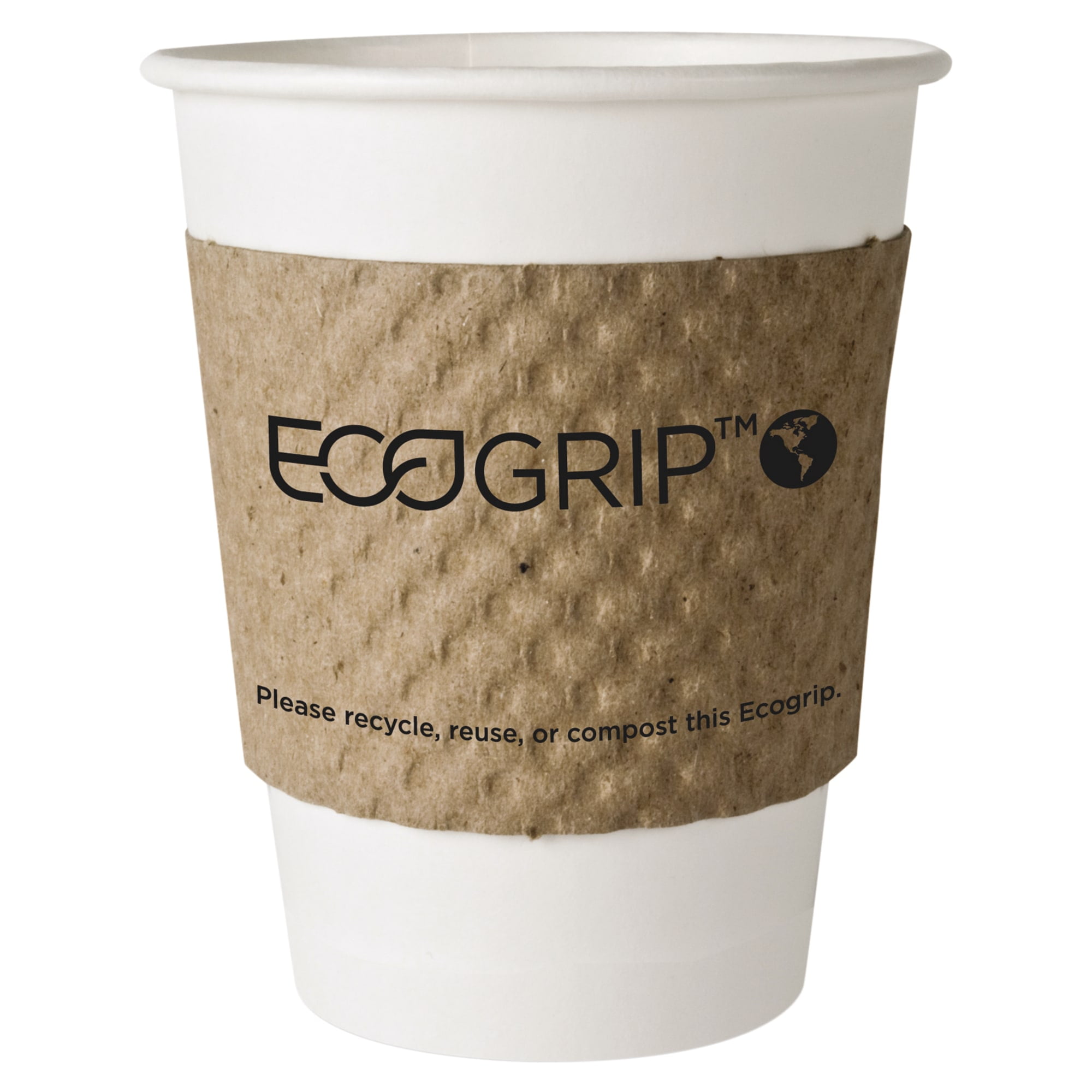 Eco-Products EcoGrip Hot Cup Sleeve - Coffee To Go Drinking Cup Sleeve ...