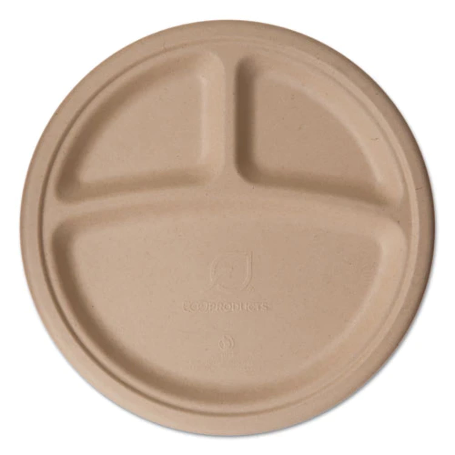 Eco-Products, Inc EP-PW103 Wheat Straw Plate, Compostable, 10" 3 ...