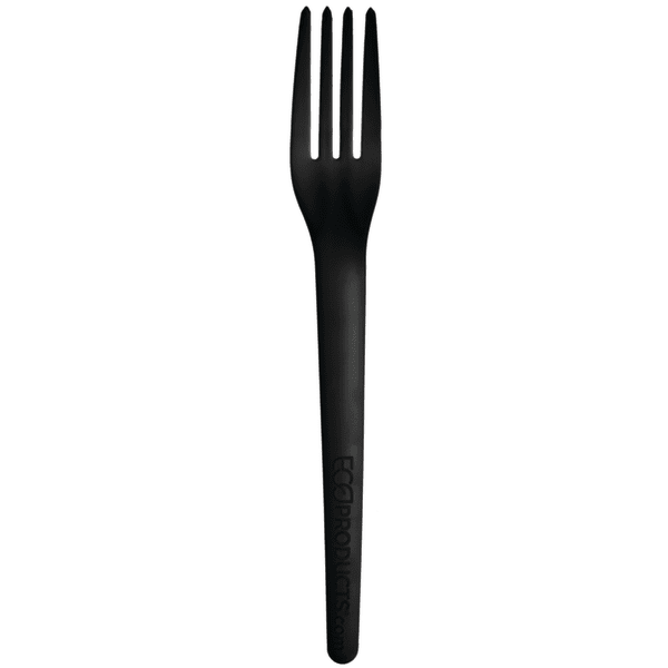 Eco-Products Plantware Dinner Forks, 7", Black, Pack Of 1,000 Forks ...