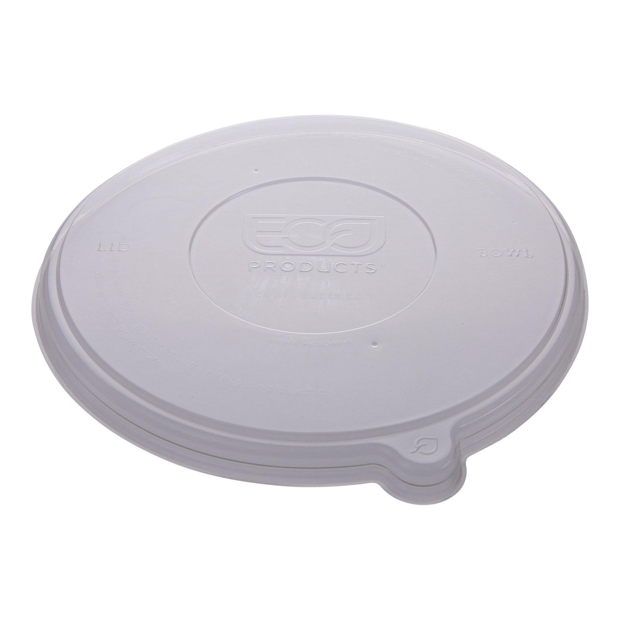 Eco-Products Recycled Flat Bowl Lids, Case Of 400, Fits 24-46Oz Coupe ...