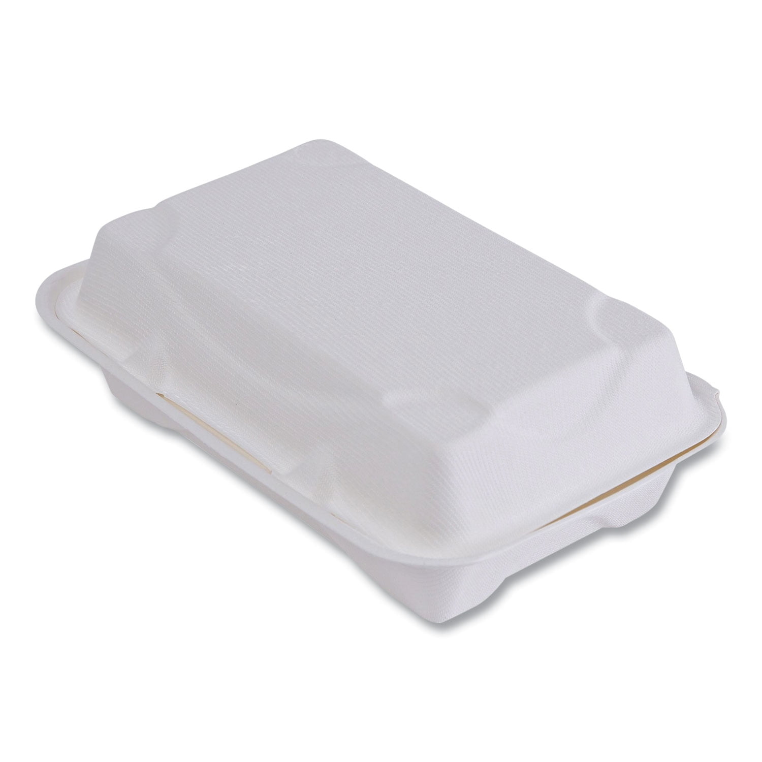 Eco-Products Vanguard Renewable/Compostable Clamshells 9x6x3 White 250 ...