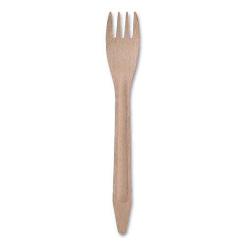 Eco-Products Wood Cutlery, General Purpose Fork, Natural, 500/Carton ...