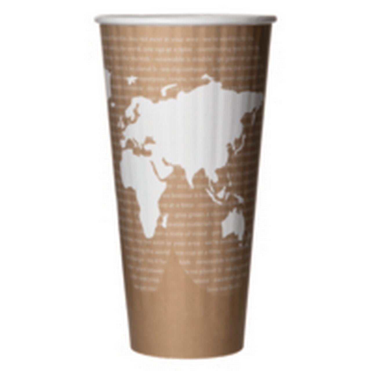 Eco-Products World Art Disposable Insulated Paper Coffee Cups, Eco ...