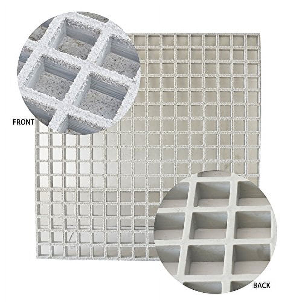 Eco Pultrusions FRP Sanded Anti-Slip Grating 48 inchx24 inchx1 inch ...