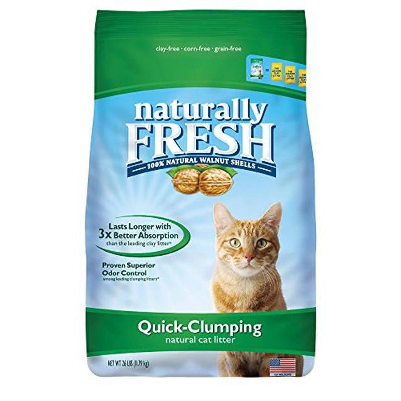 Eco-Shell, Purr & Simple 26 lbs Naturally Fresh Walnut-Based Quick ...