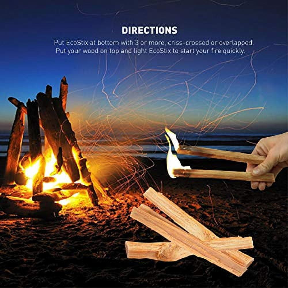 Eco-Stix Fatwood Fire Starter Kindling Firewood Sticks – Bulk Packaged ...