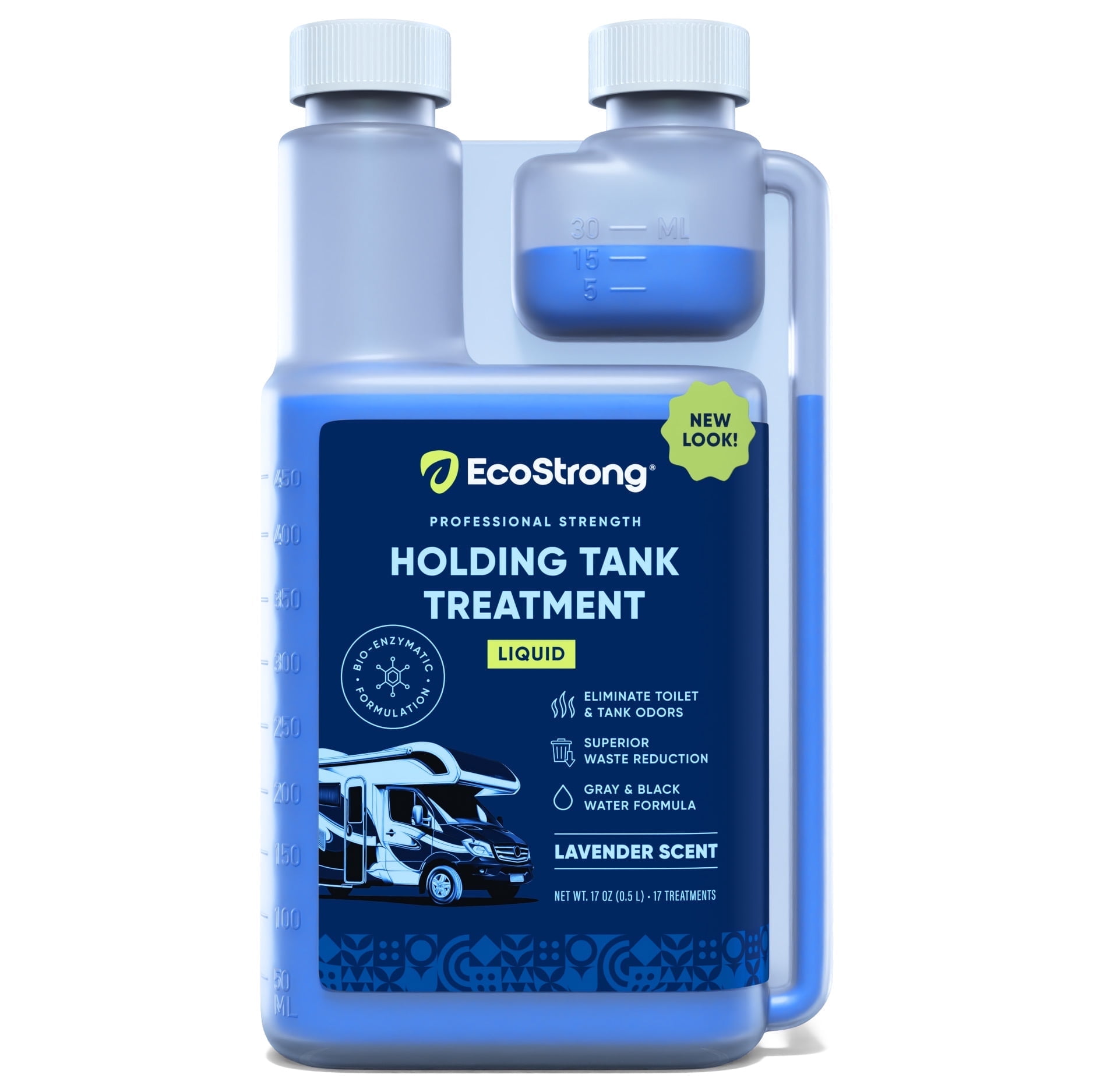 Eco Strong RV Toilet Holding Tank Treatment 17 Oz Bioactive Odor ...