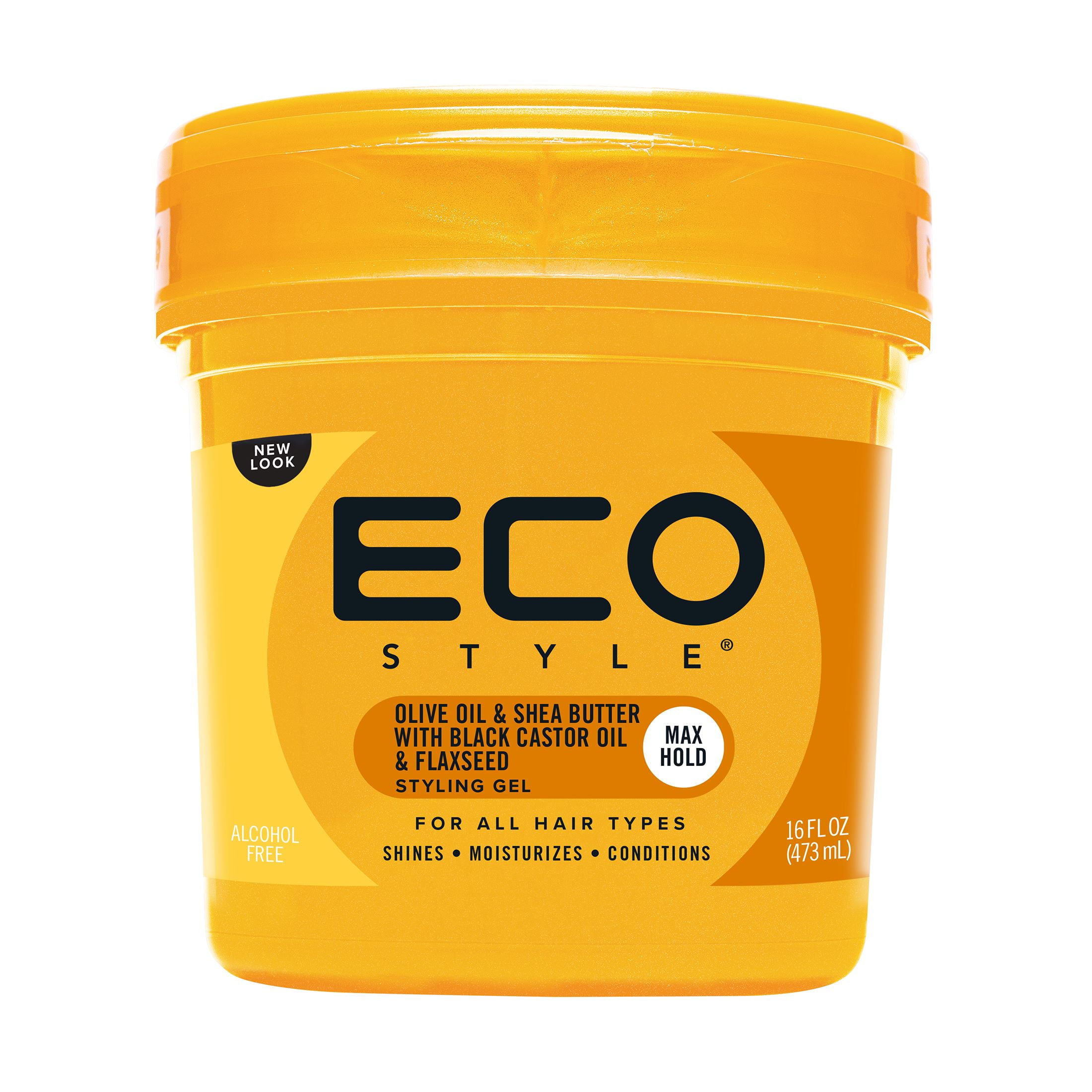 Eco Style Gold Styling Gel with Olive Oil, Maximum Hold, Moisturizing ...