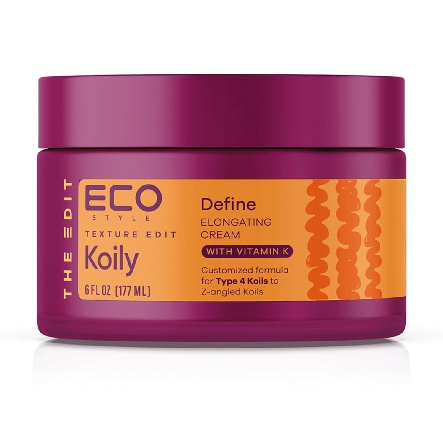 Eco Styler Gel Texture Edit Koily Define Elongating Cream, 6 Oz., Pack ...