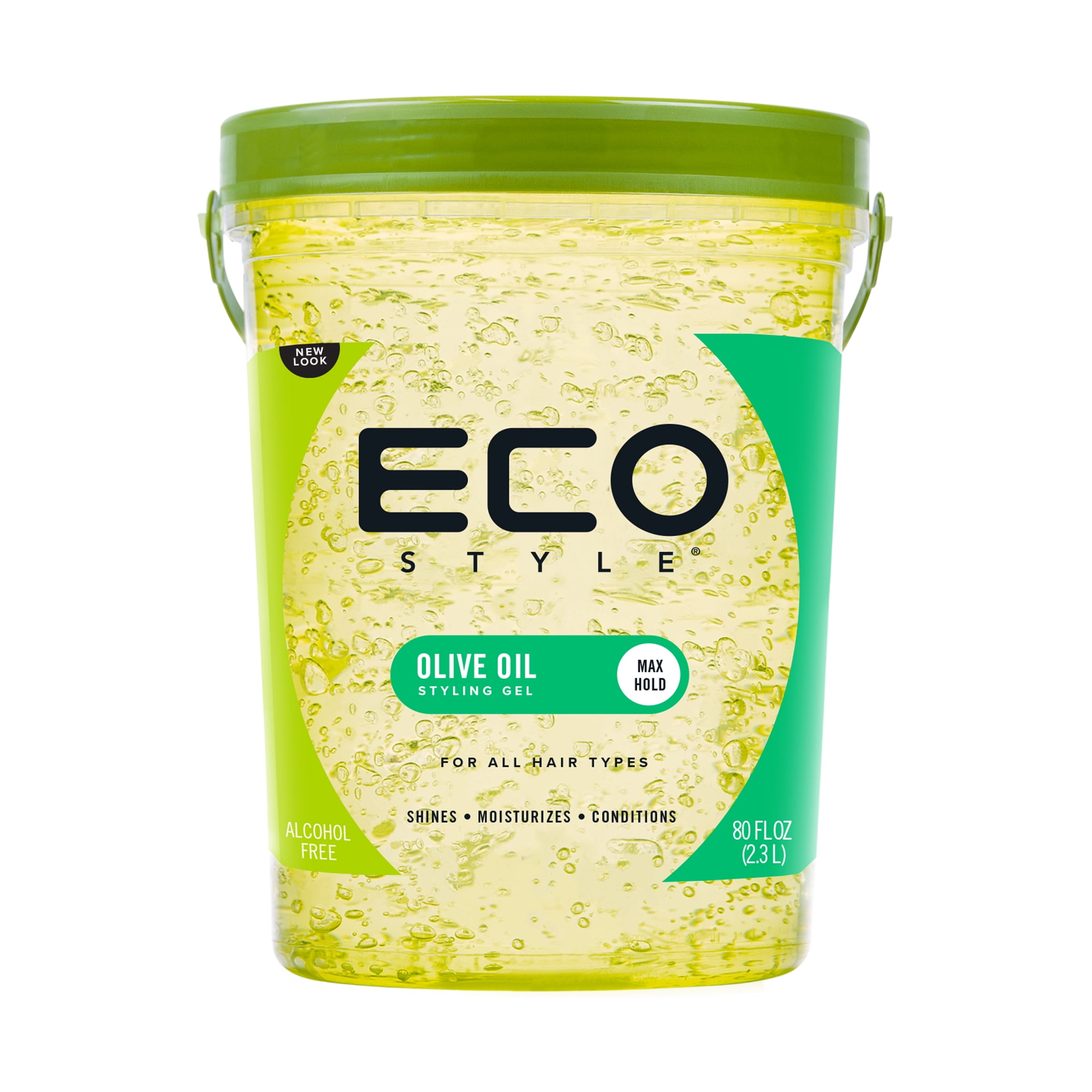 (2 pack) Eco Style Olive Oil Hair Styling Gel, 80 oz., Nourishing ...