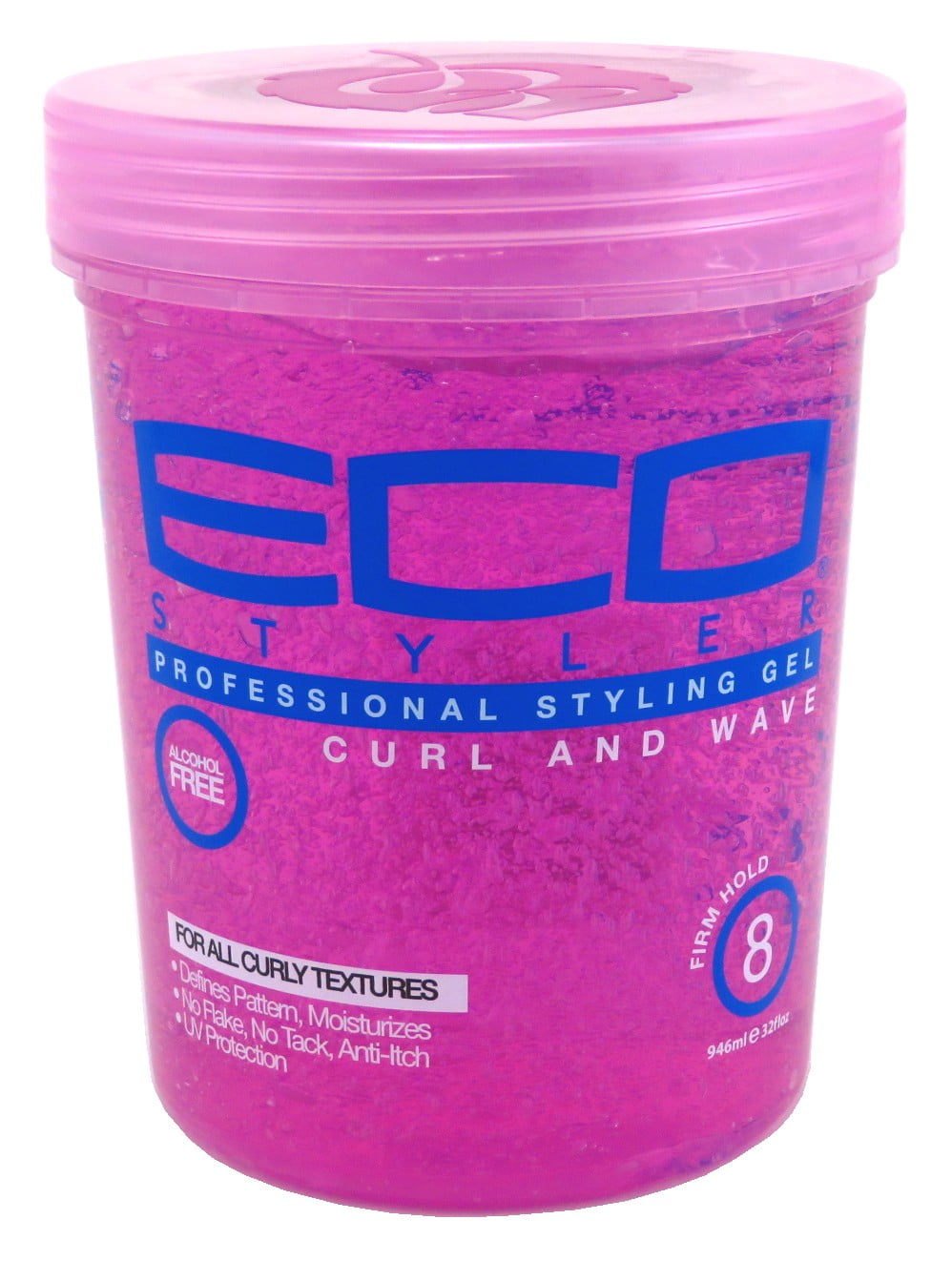 Eco Styler Styling Gel 32oz Pink Curl & Wave Firm #8 Jar (Pack of 3 ...