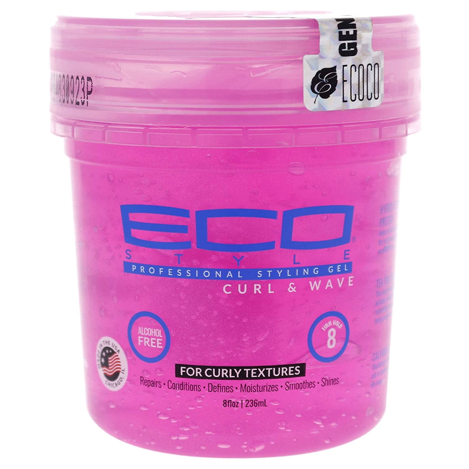 Eco Styler Styling Gel Curl and Wave 8 Oz., Pack of 6 - Walmart.com