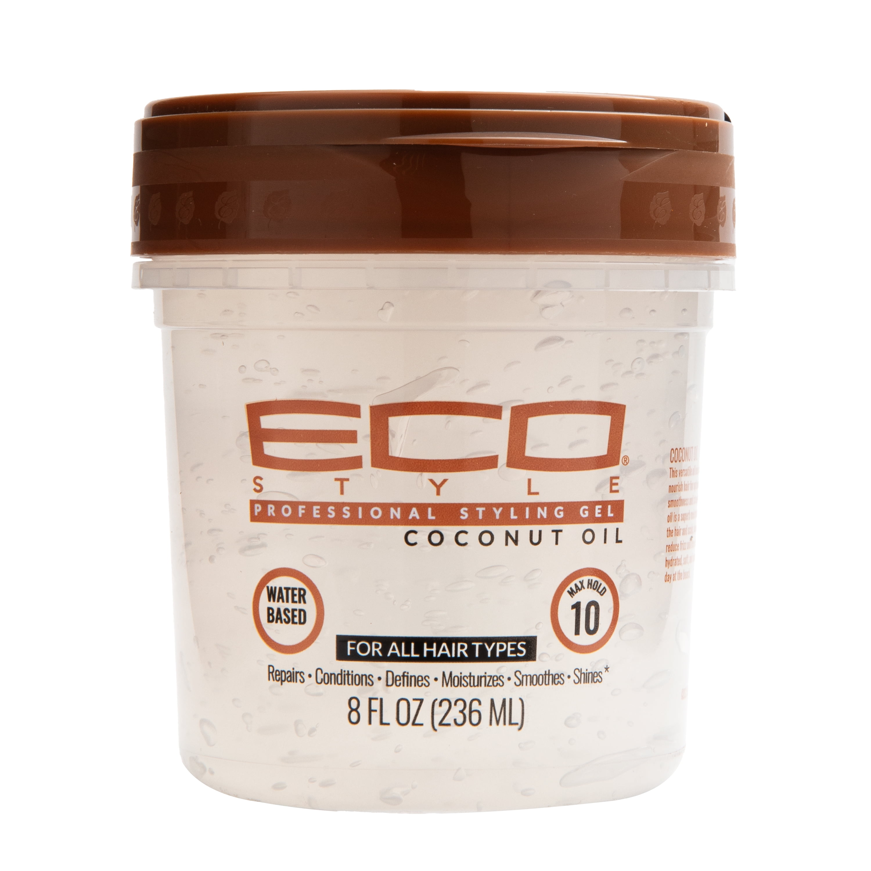 Eco Styling Gel Coconut Brown, 8 Oz., Pack of 3 - Walmart.com