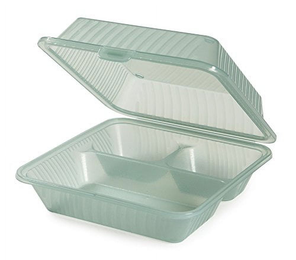 Eco-Takeout Collection: 3-Compartment Take-Out Food Container Microwave ...